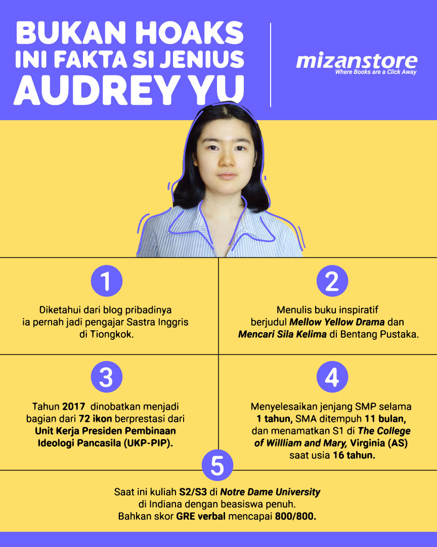 Bukan Hoaks! Ini Fakta Terbaru Si Jenius Audrey Yu Jia Hui - Mizanstore ...